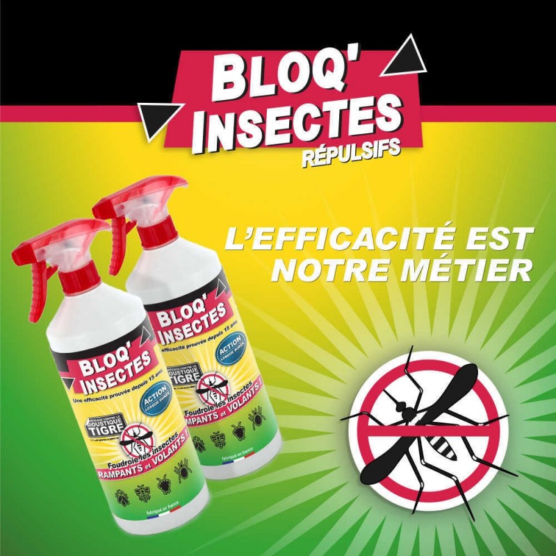 Bloq'Insectes en spray pour protéger la maison des insectes